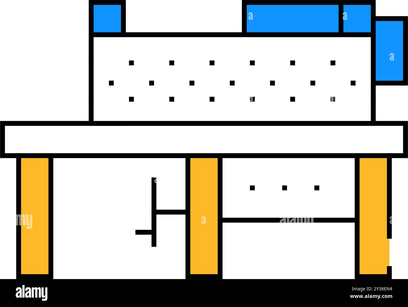 grinding machine flat icon color illustration Stock Vector Image & Art ...