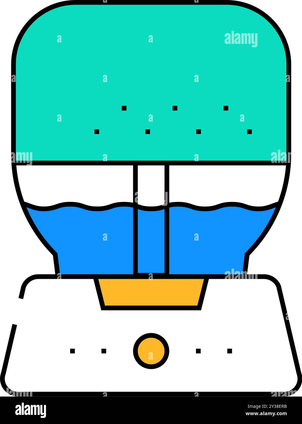 air purifier and humidifier icon color illustration Stock Vector Image ...