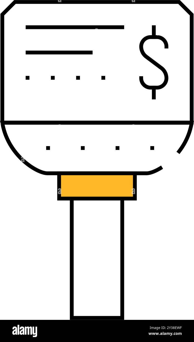 price checker device icon color illustration Stock Vector Image & Art ...