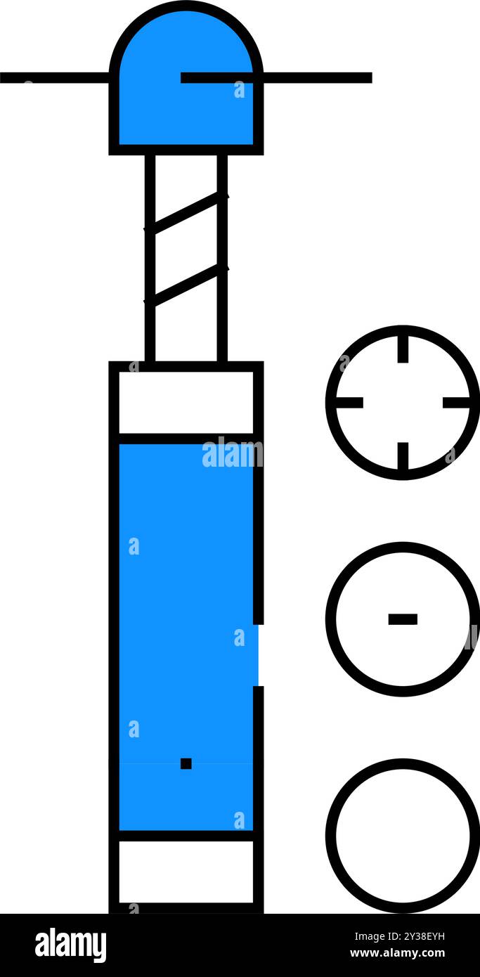 screw extruder icon color illustration Stock Vector Image & Art - Alamy