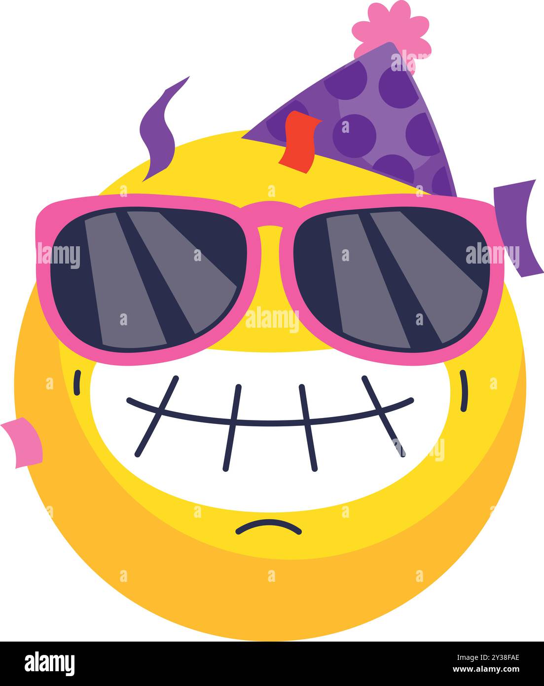birthday emoji celebration Stock Vector Image & Art - Alamy