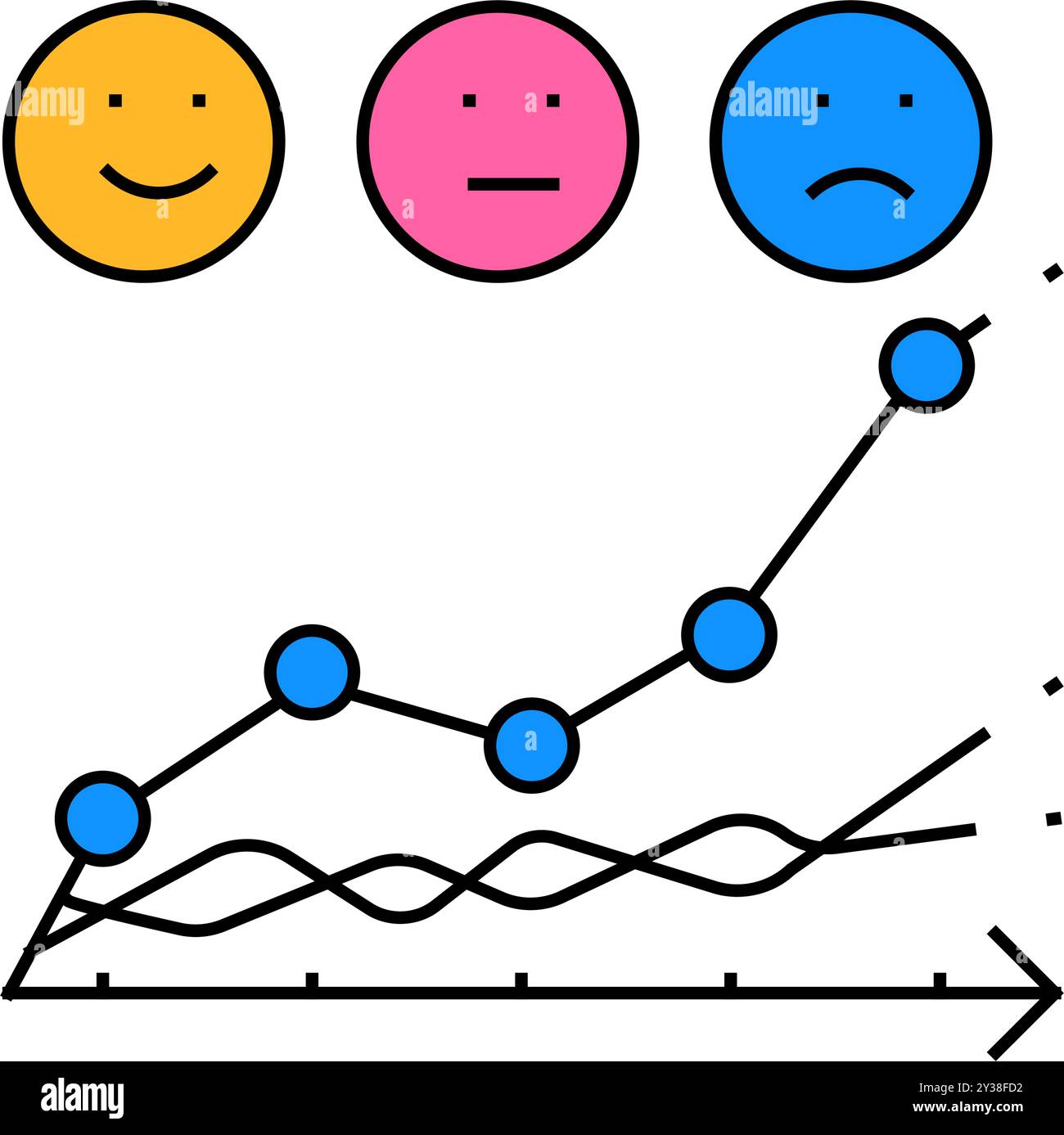 infographic reviews of call center icon color illustration Stock Vector ...