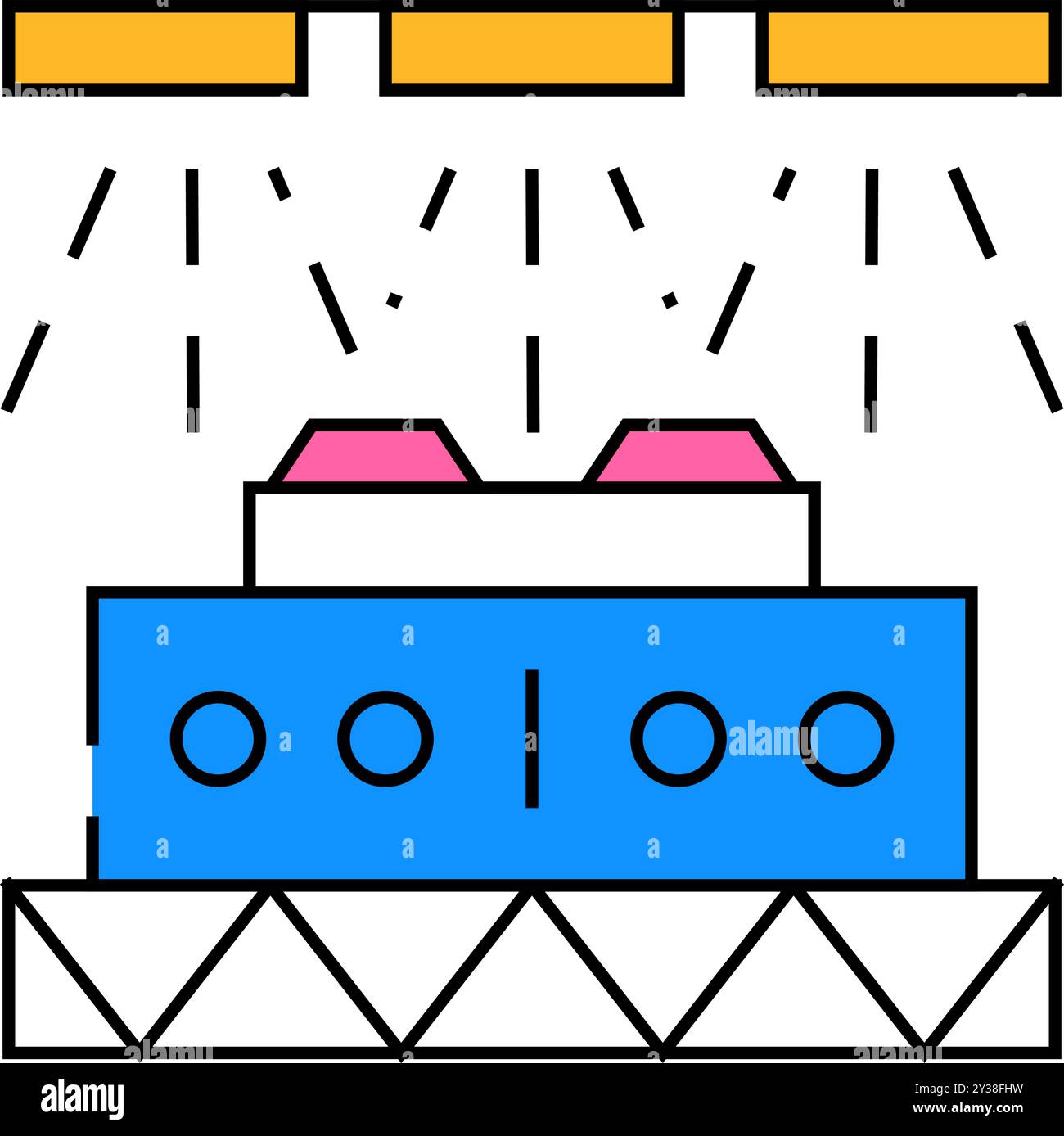 dj console icon color illustration Stock Vector Image & Art - Alamy