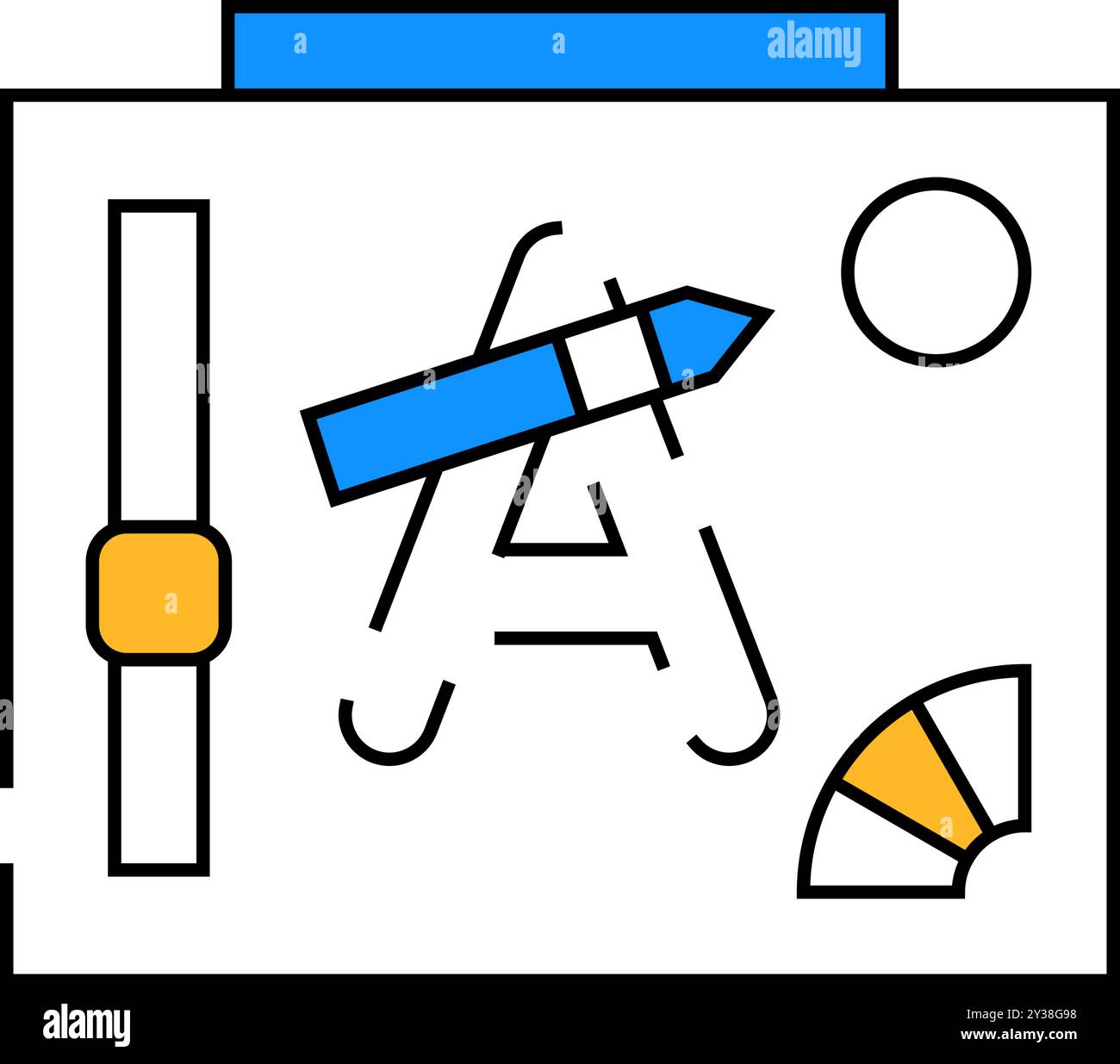 design courses icon color illustration Stock Vector Image & Art - Alamy