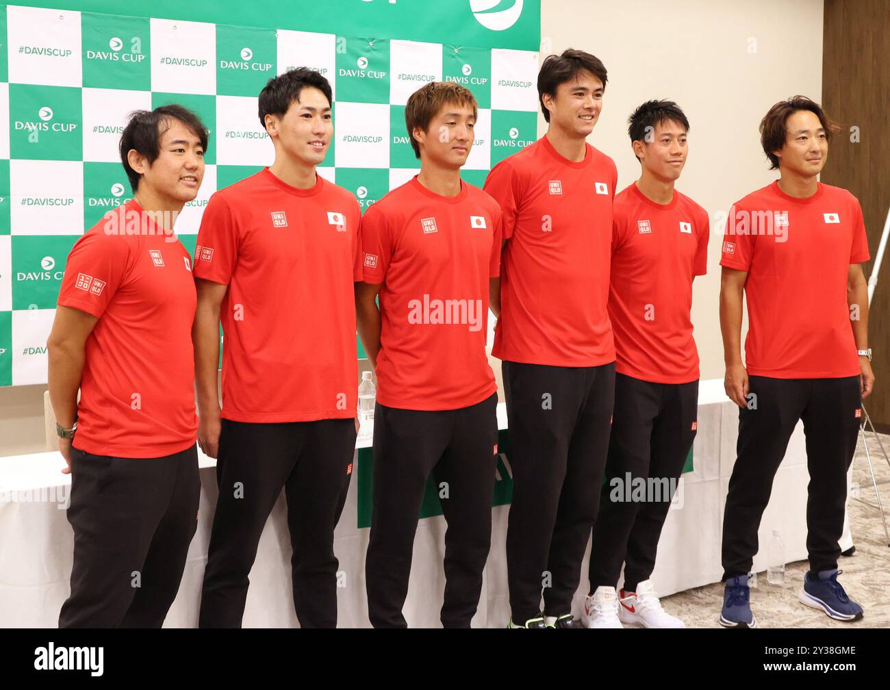 Tokyo, Japan. 13th Sep, 2024. Japanese team members (L-R) Yoshihito ...