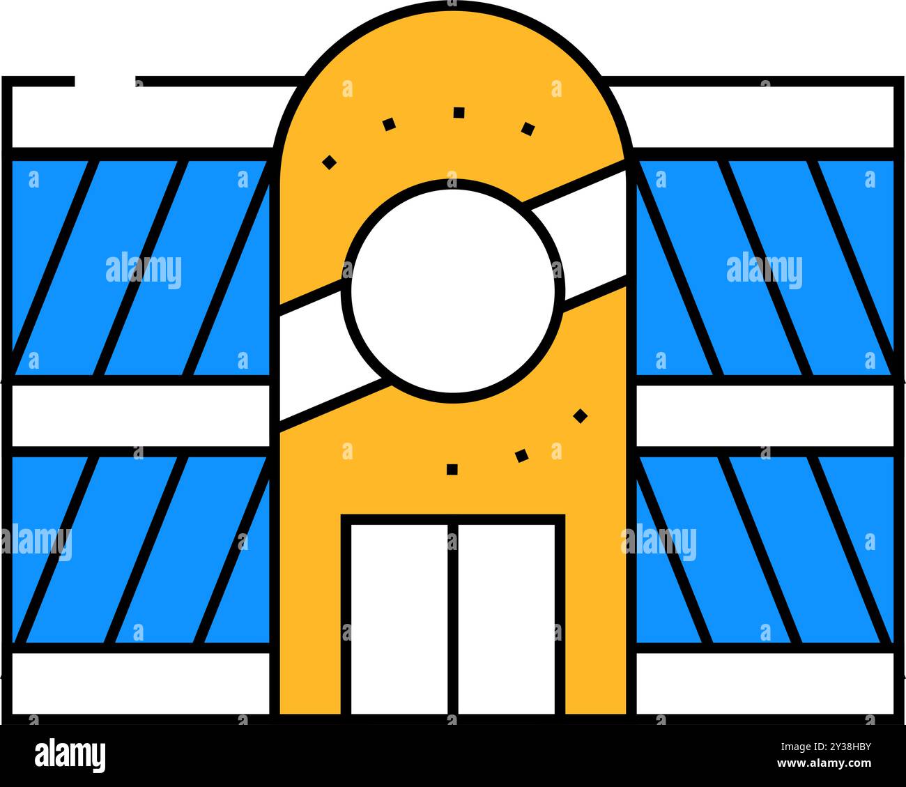 night club building icon color illustration Stock Vector Image & Art ...