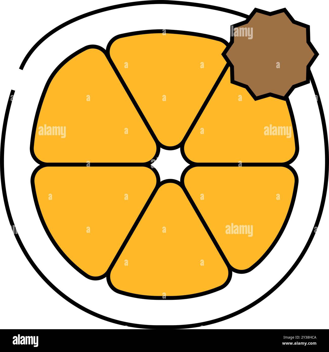 citrus fruit allergy icon color illustration Stock Vector Image & Art ...