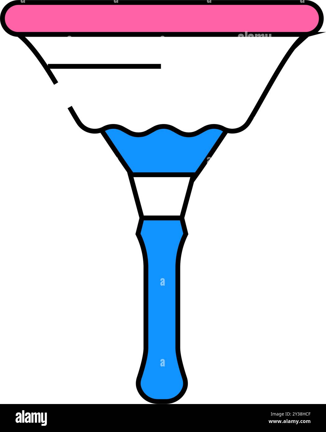 brush for cleaning windows icon color illustration Stock Vector Image ...