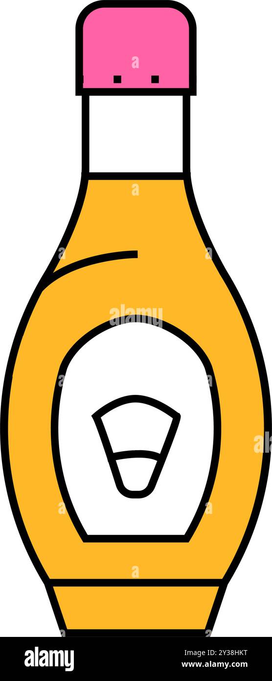 corn syrup food additives icon color illustration Stock Vector Image ...