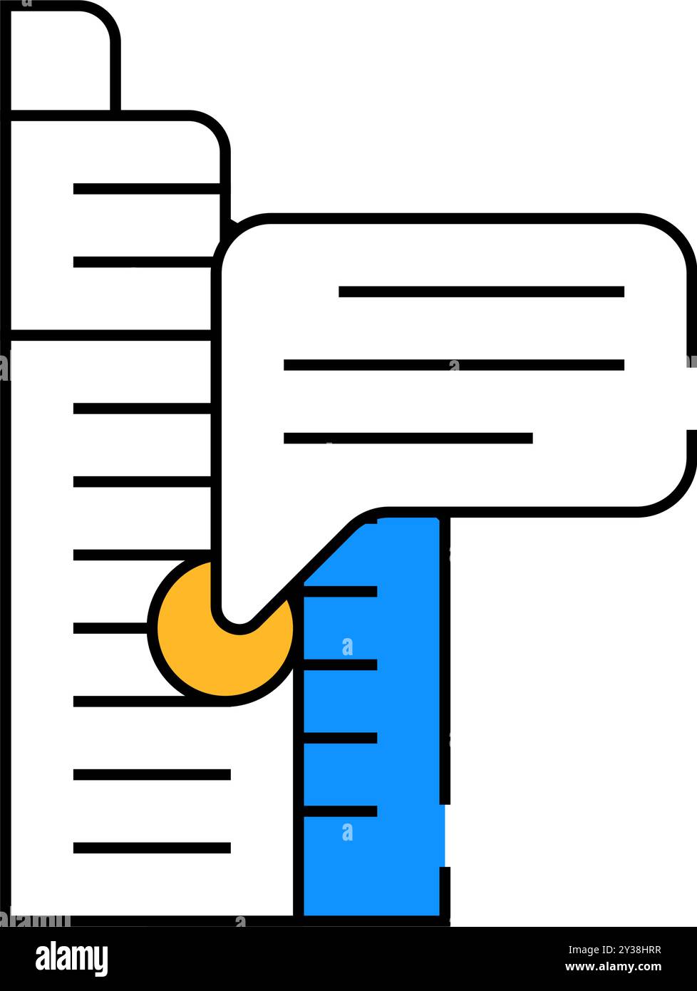 office call center ib skyscraper icon color illustration Stock Vector ...