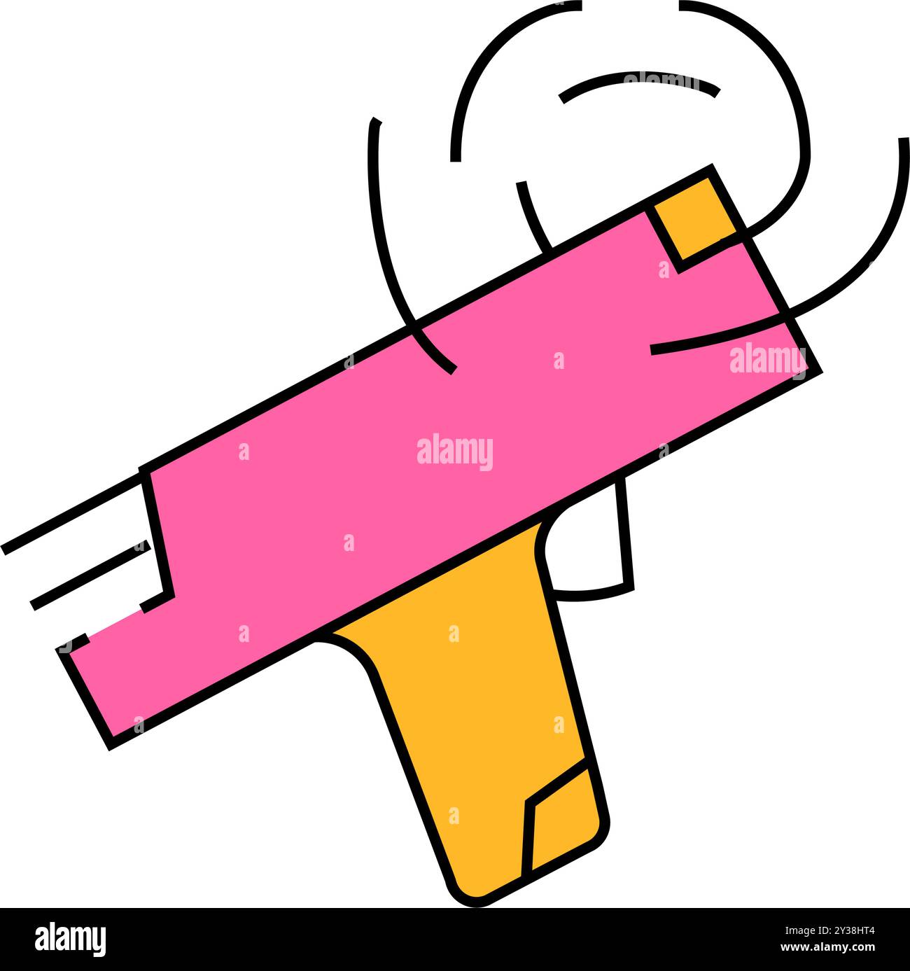 money gun machine icon color illustration Stock Vector Image & Art - Alamy