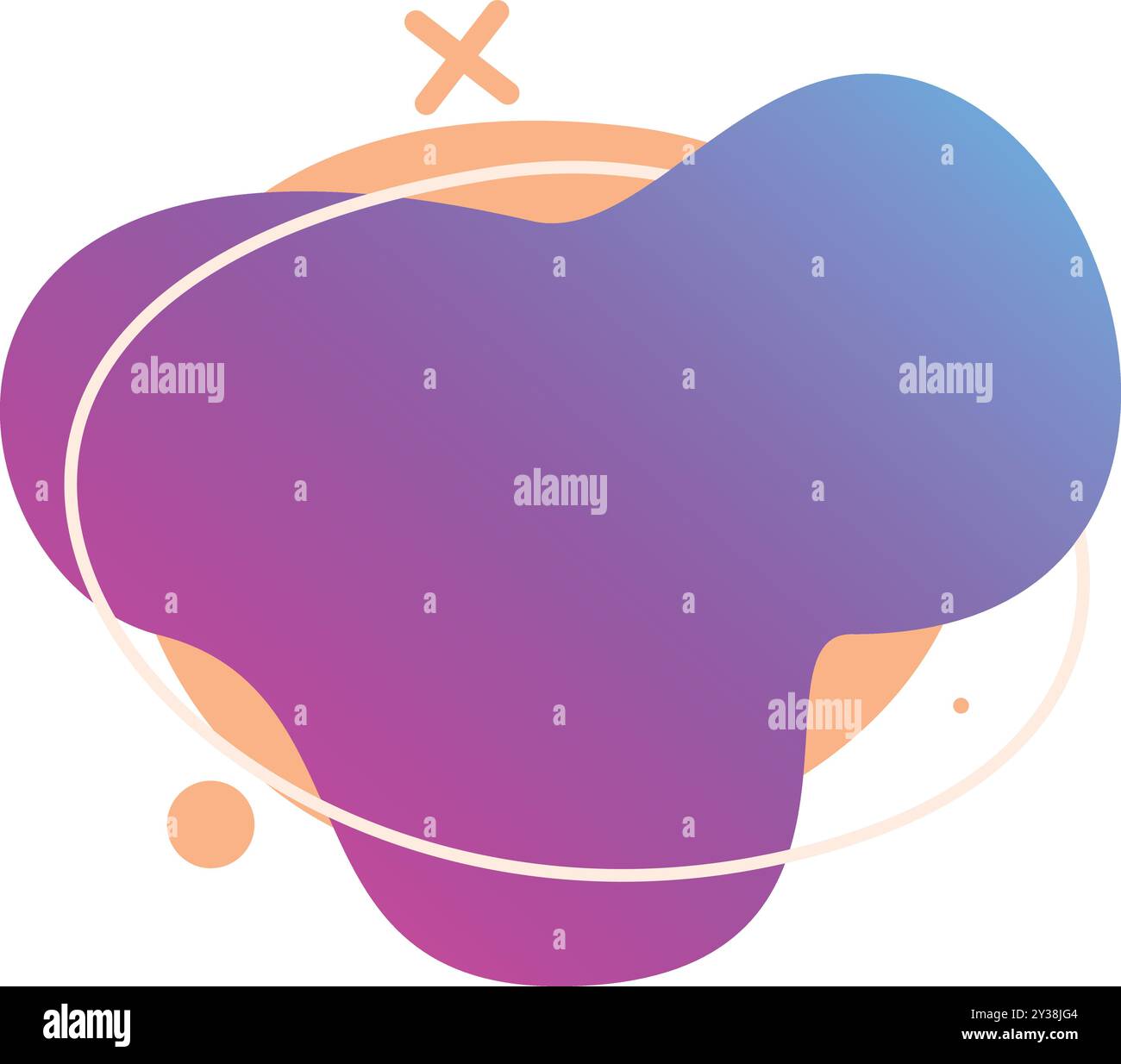 Abstract fluid background with organic shapes flowing freely, in ...