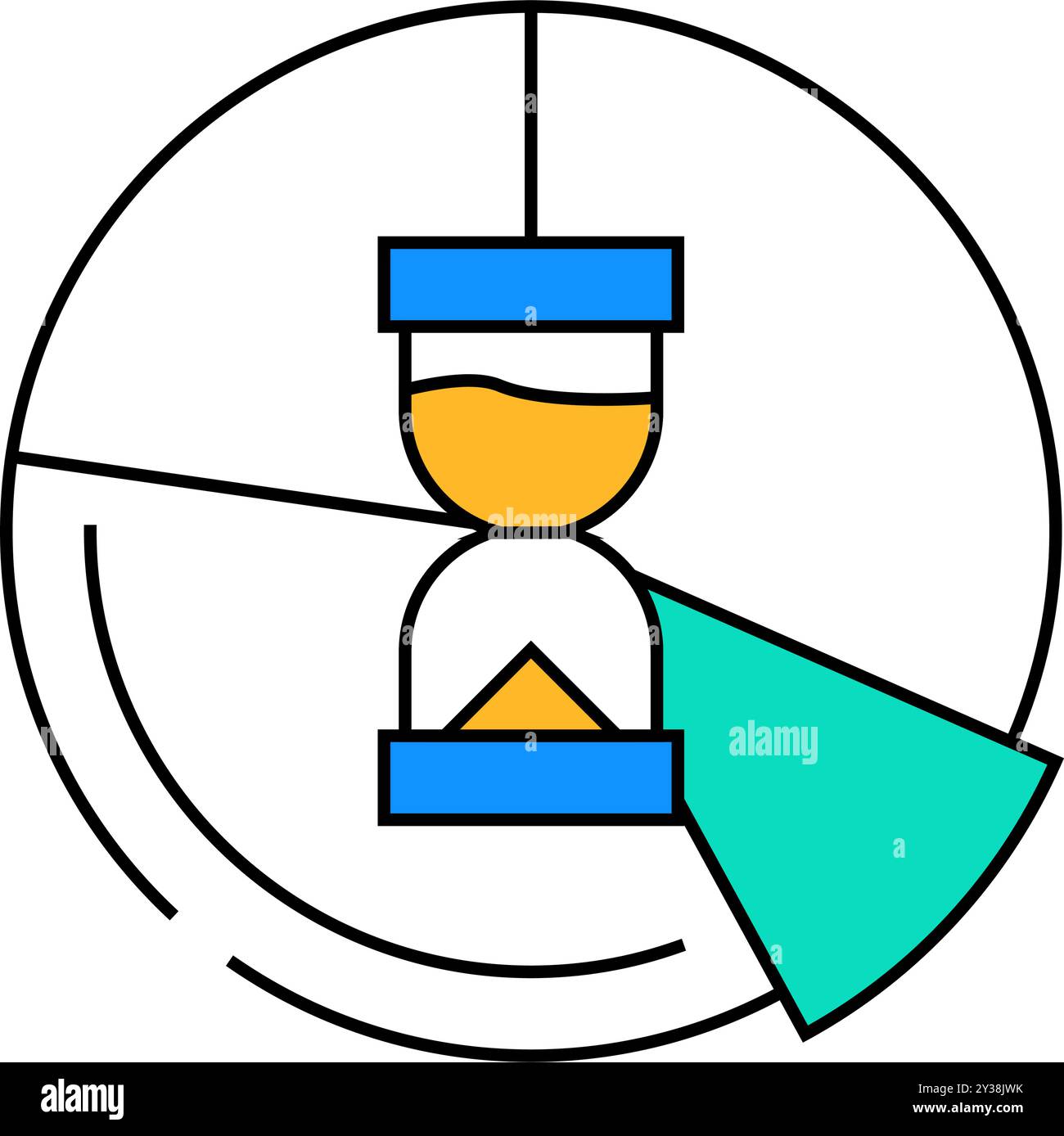 time planning icon color illustration Stock Vector Image & Art - Alamy