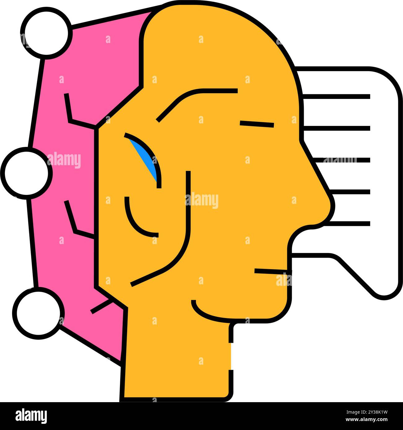 fast think and answer call center operator icon color illustration ...