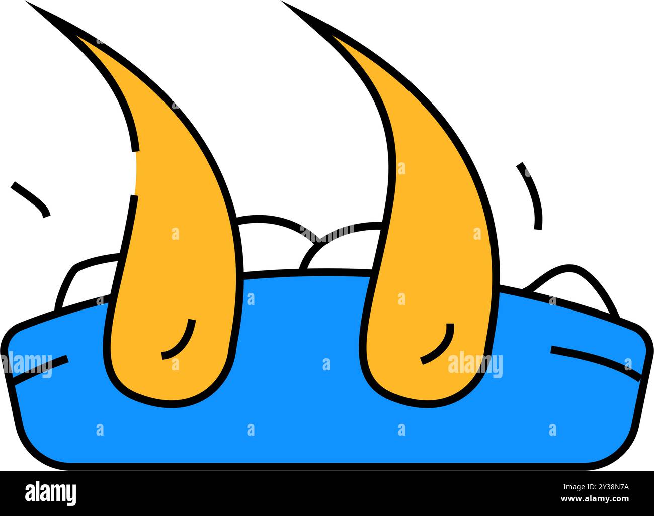 dandruff hair icon color illustration Stock Vector Image & Art - Alamy