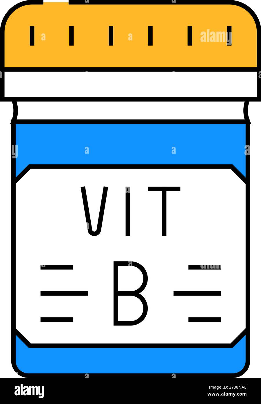 vitamin b package icon color illustration Stock Vector Image & Art - Alamy