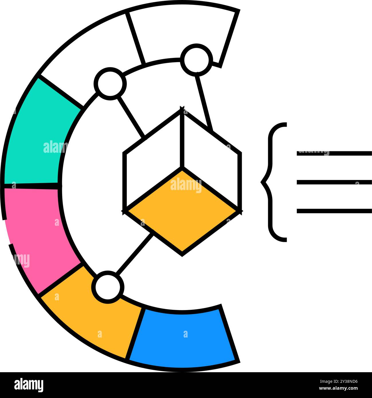 color matching flat icon color illustration Stock Vector Image & Art - Alamy