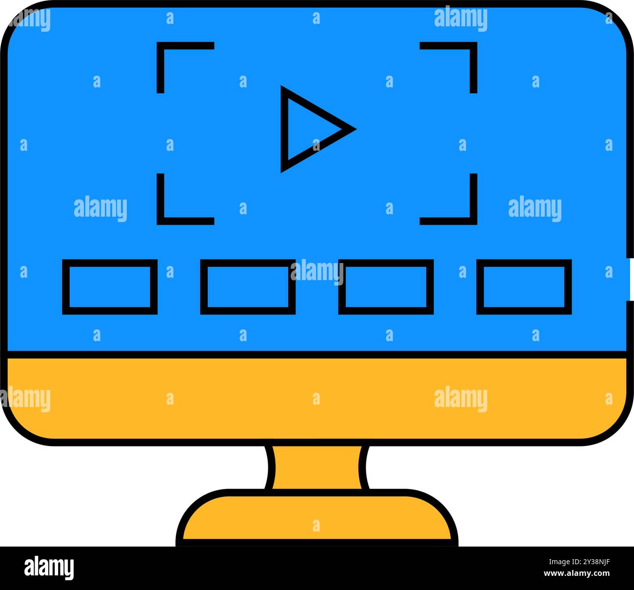 video lessons icon color illustration Stock Vector Image & Art - Alamy