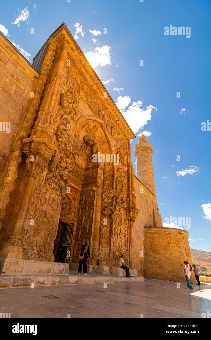 Main doorway of Great mosque of Divrigi aka Divrigi Ulu Camii. Sivas ...