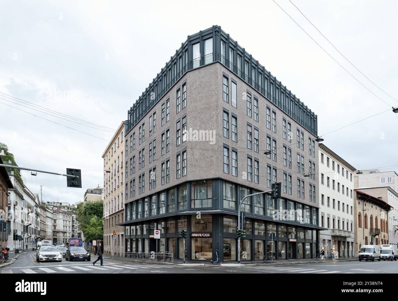Armani Casa flagship store in Milano Via Palestro, Italy Stock Photo ...