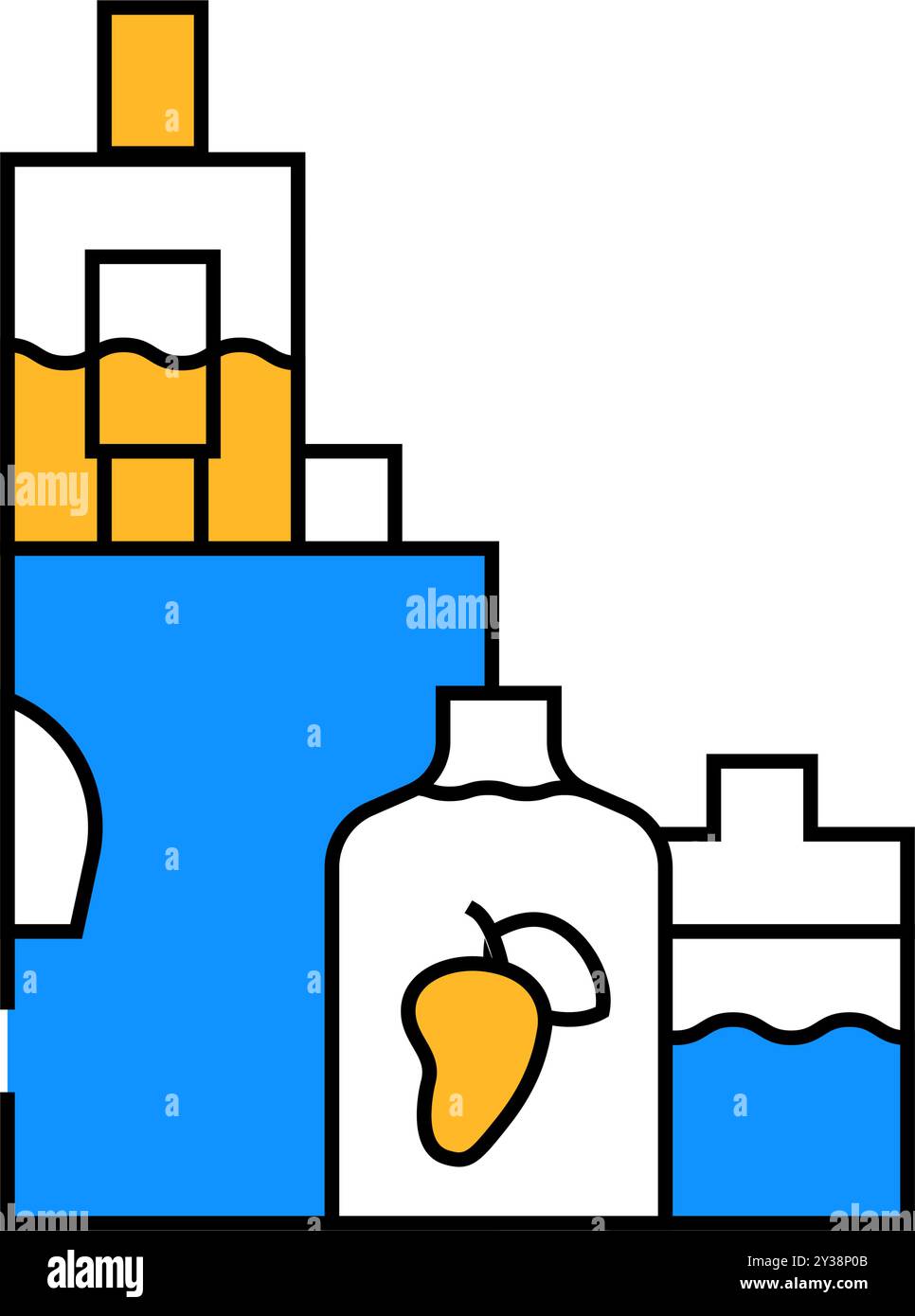 vape flavor mango icon color illustration Stock Vector Image & Art - Alamy