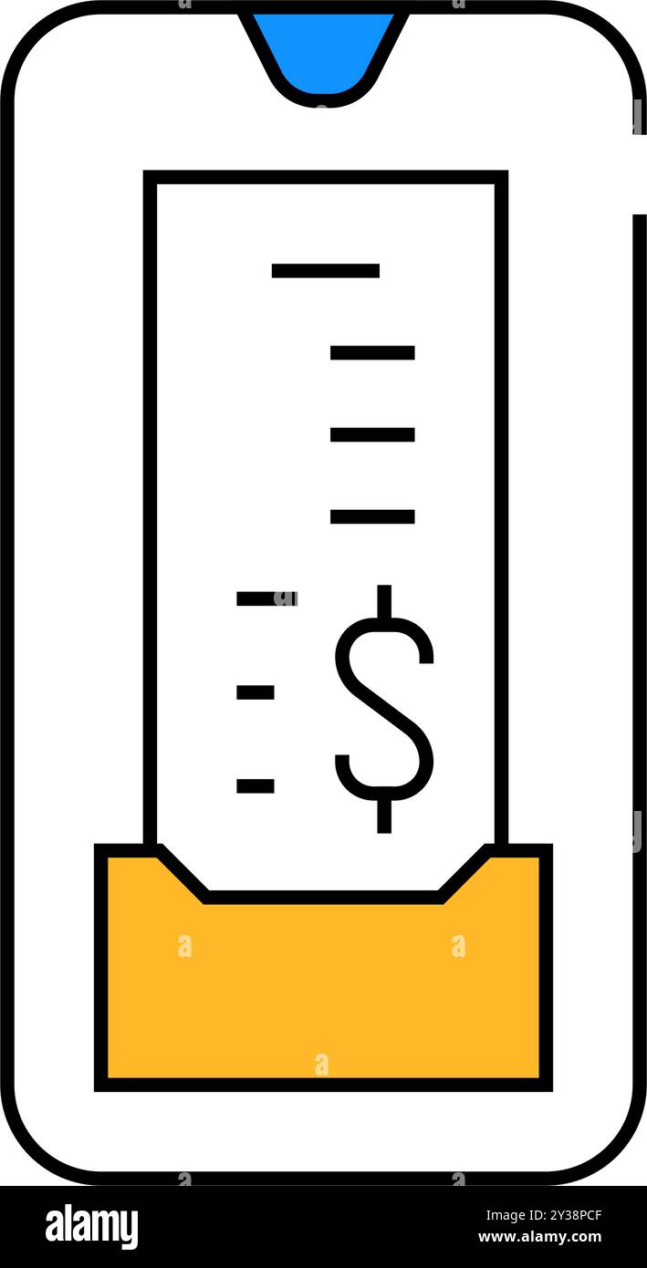 digital check icon color illustration Stock Vector Image & Art - Alamy