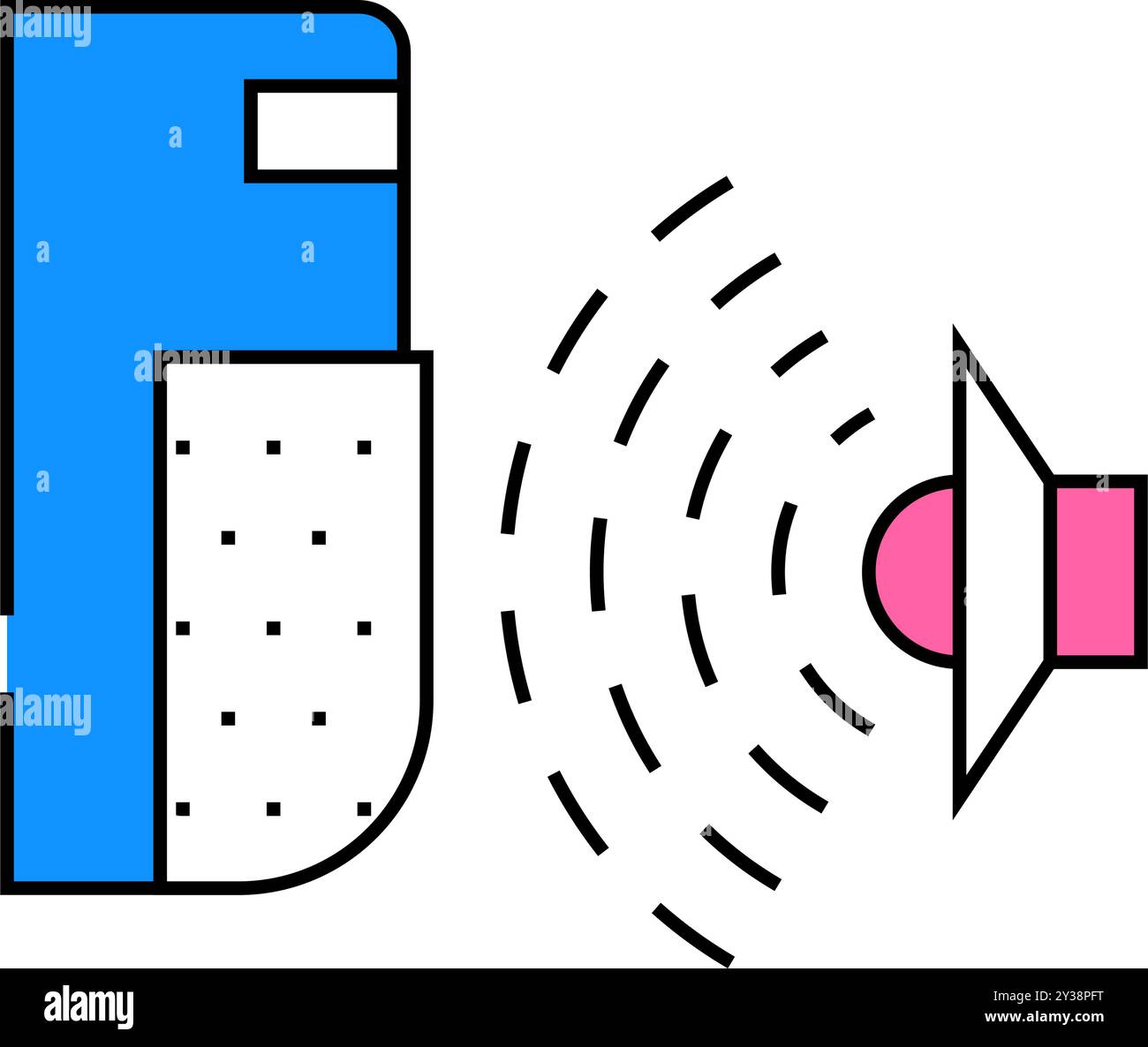 sound sensor icon color illustration Stock Vector Image & Art - Alamy