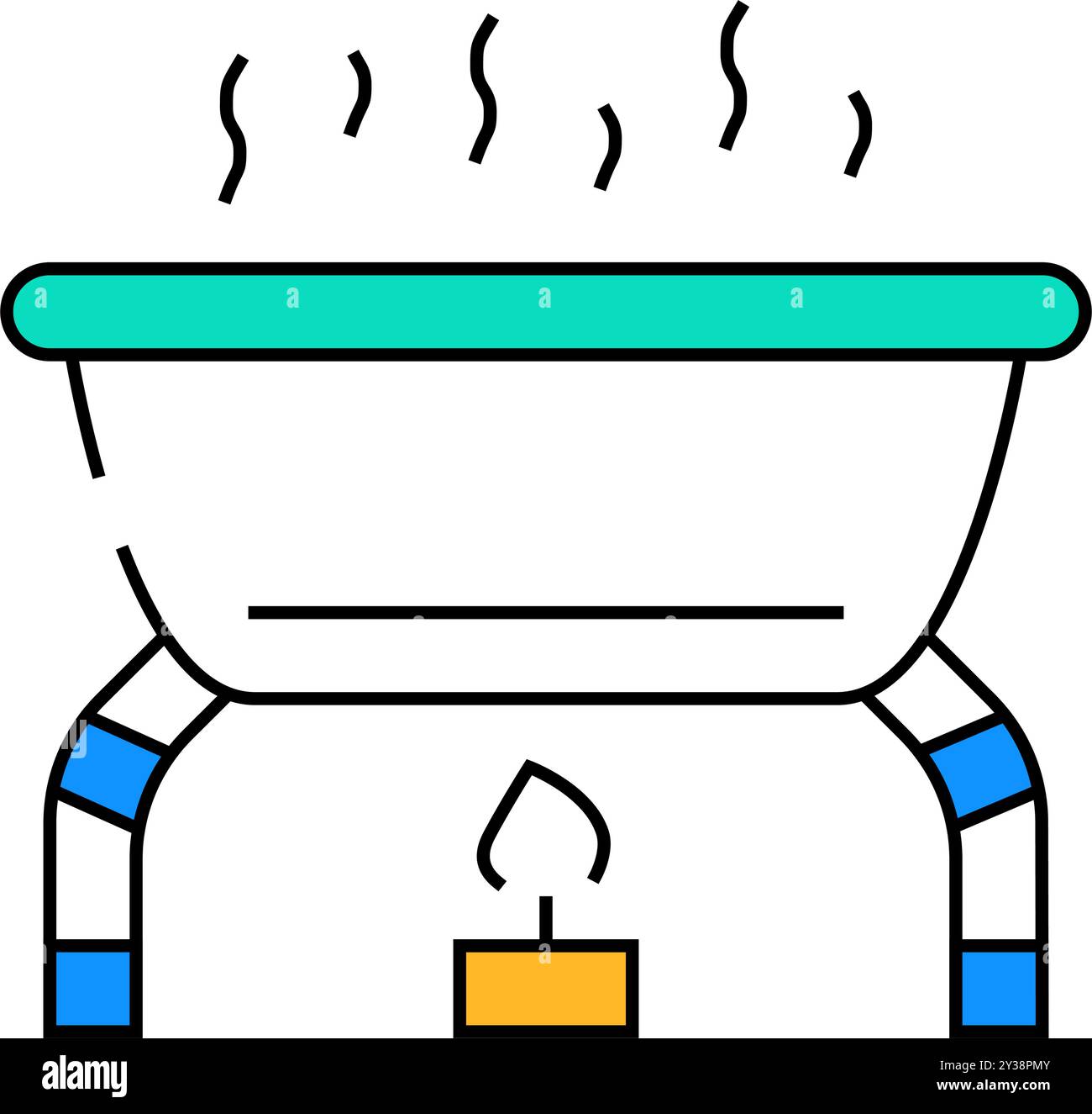 table food warmer icon color illustration Stock Vector Image & Art - Alamy