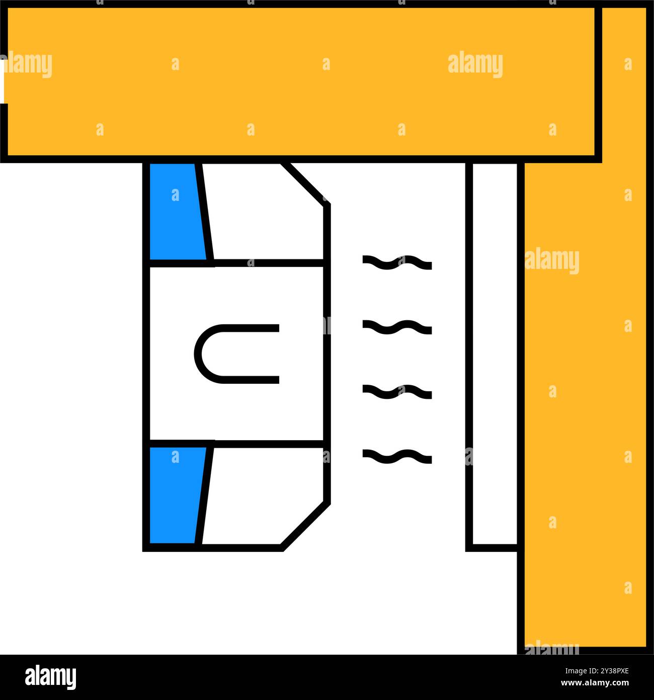 magnetic sensor icon color illustration Stock Vector Image & Art - Alamy