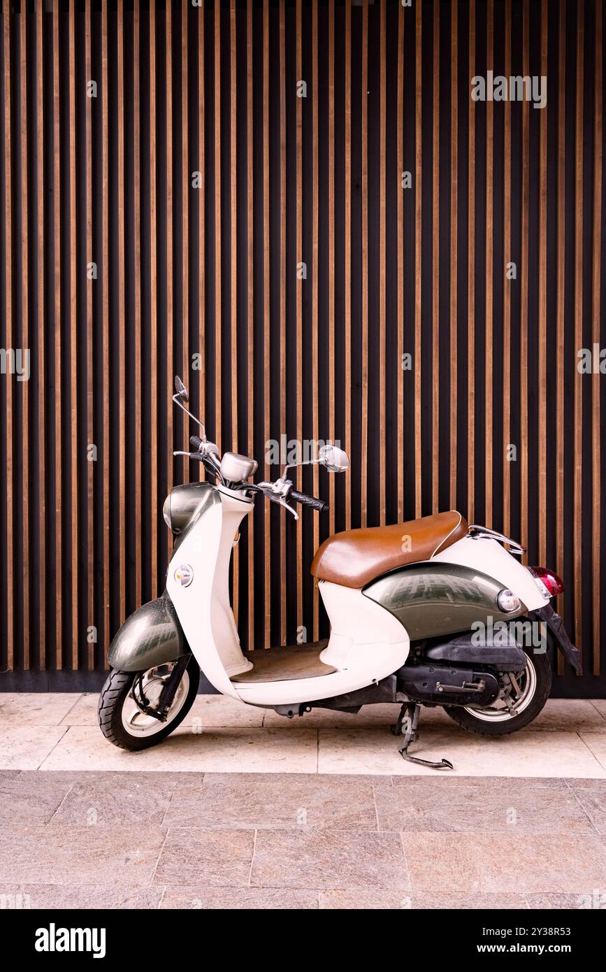 Scooter with seat hi-res stock photography and images - Alamy