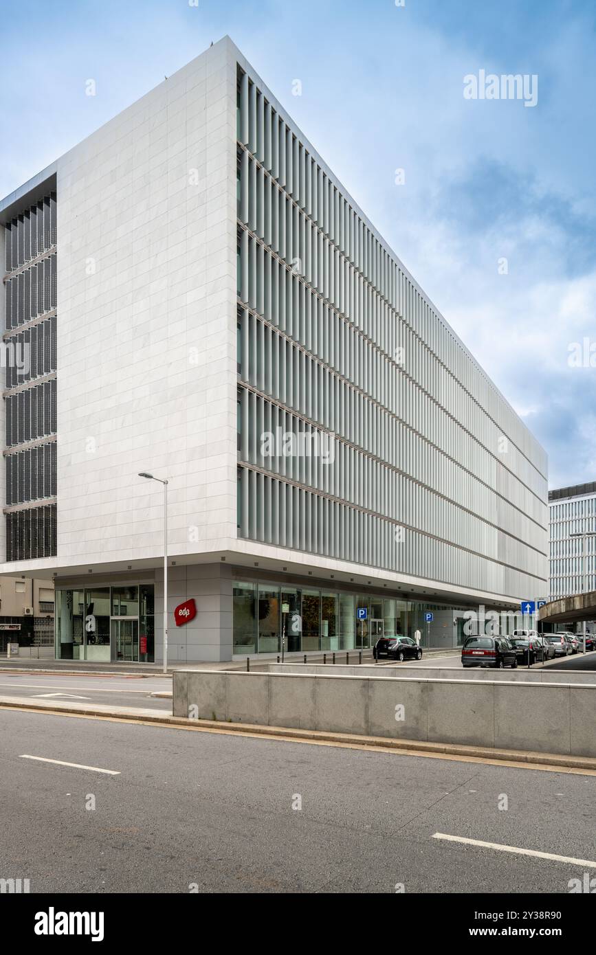 The EDP headquarters in Porto, Portugal, located on Boavista Avenue ...