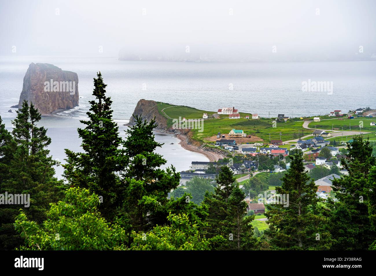 Perce, Gaspe Peninsula, Quebec Stock Photo - Alamy
