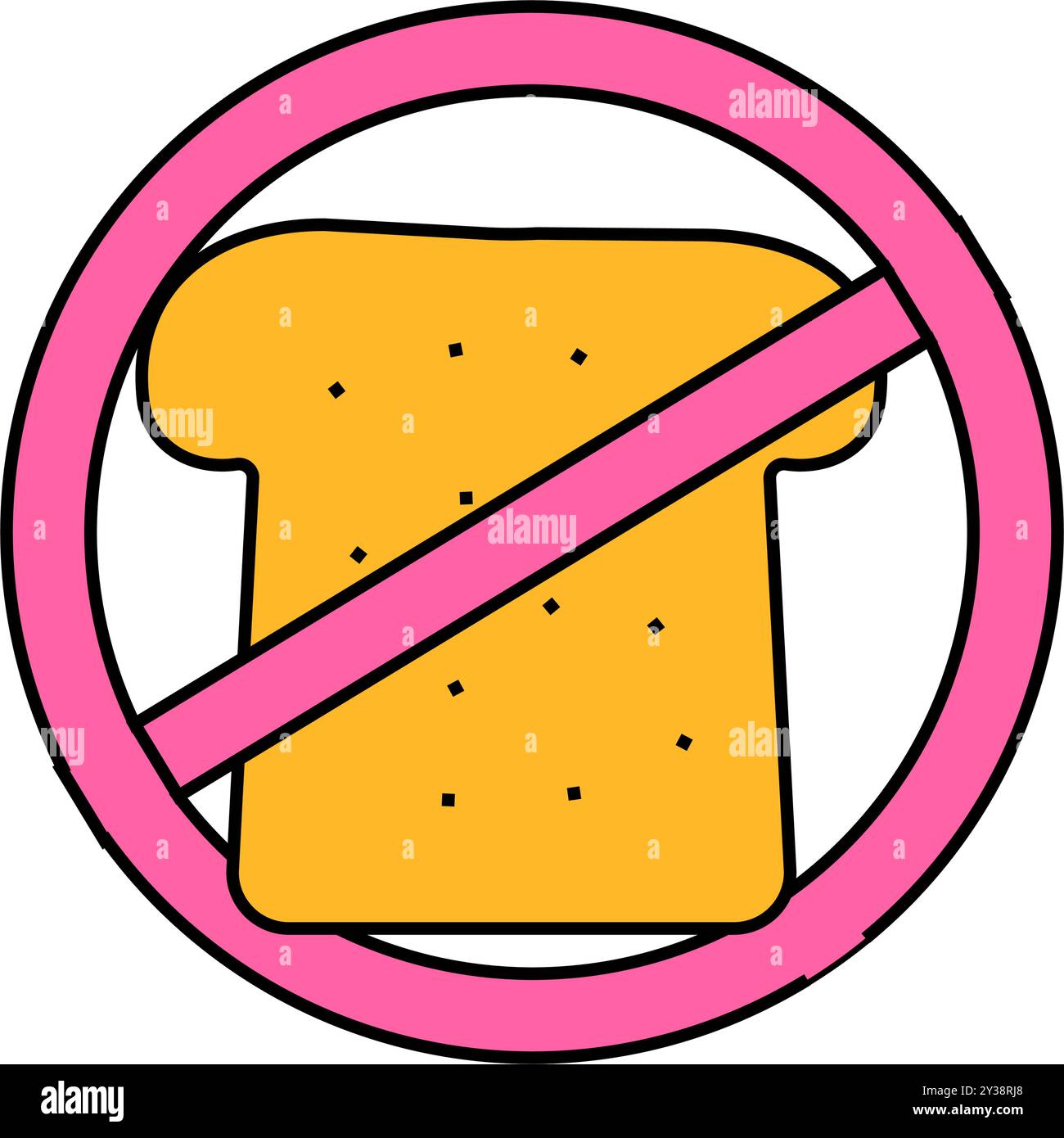 ban food icon color illustration Stock Vector Image & Art - Alamy