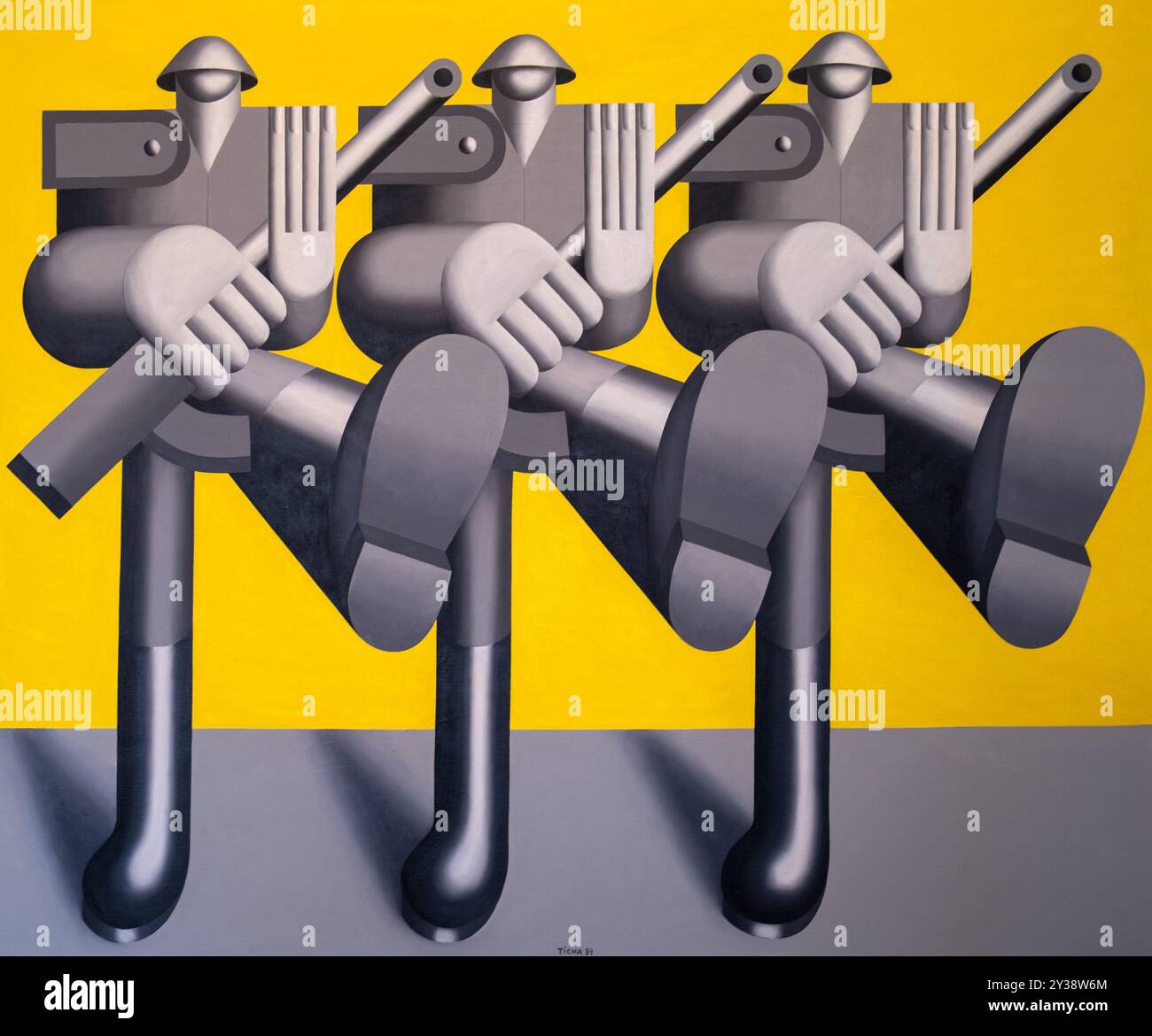 German Ballet by Hans Ticha in the Neue Nationalgalerie in Berlin ...