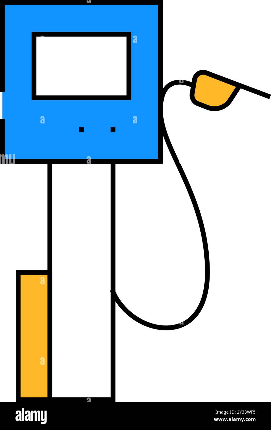 Photo of service station Stock Vector Images - Alamy