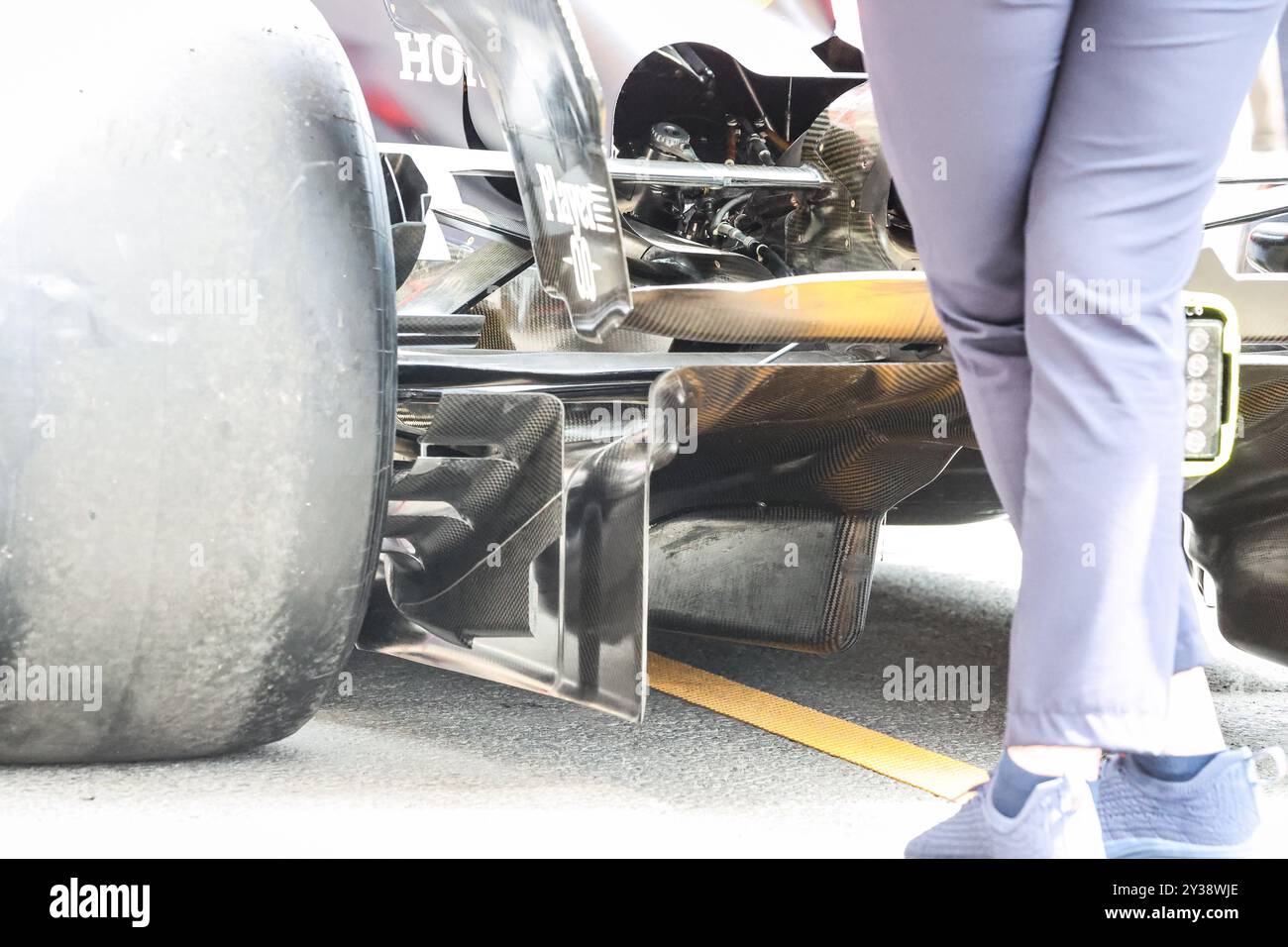 Baku, Azerbaijan, 13/09/2024, Red Bull Racing RB20, mechanical detail ...