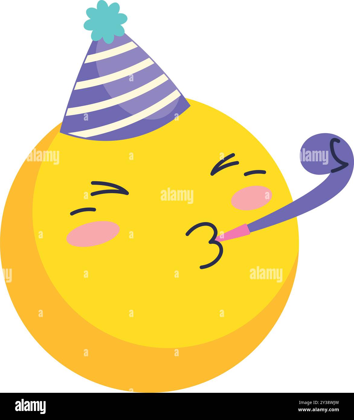 birthday emoji celebration Stock Vector Image & Art - Alamy
