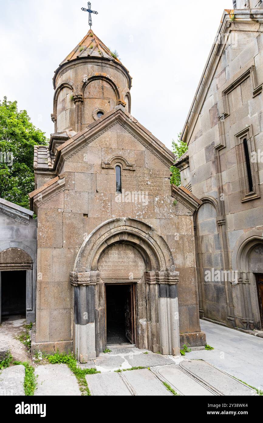 Tsaghkadzor, Armenia - July 14, 2024: front view of Surp Nshan Church ...