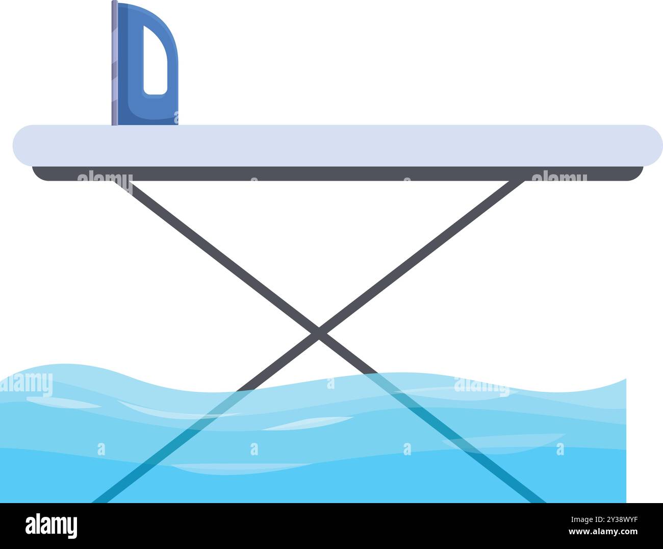 Extreme ironing Stock Vector Images - Alamy