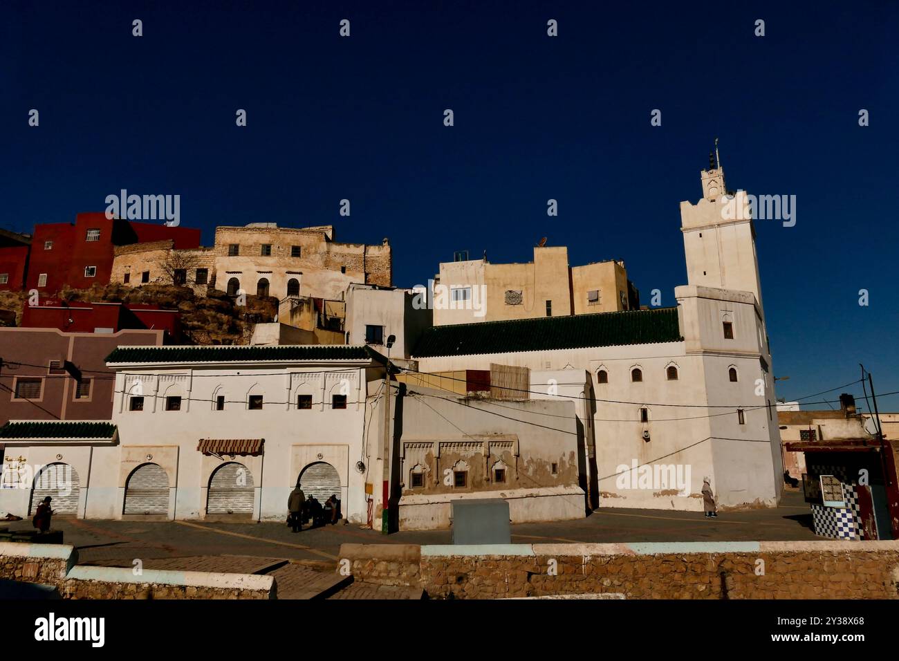 Bhalil Morocco the city of cave houses, 6 km north west of Sefrou. This ...