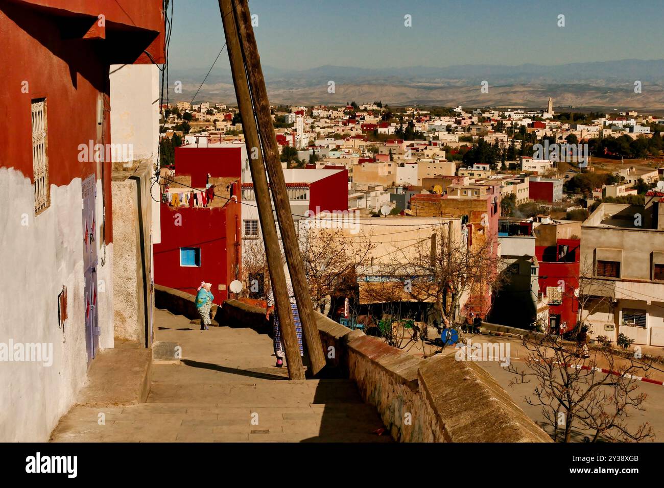 Bhalil Morocco the city of cave houses, 6 km north west of Sefrou. This ...