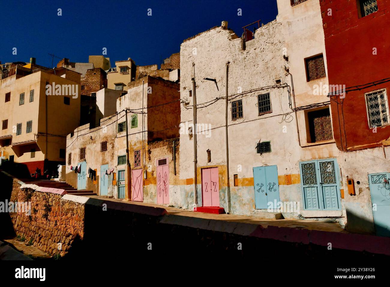 Bhalil Morocco the city of cave houses, 6 km north west of Sefrou. This ...