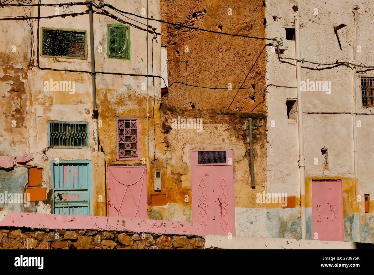 Bhalil Morocco the city of cave houses, 6 km north west of Sefrou. This ...