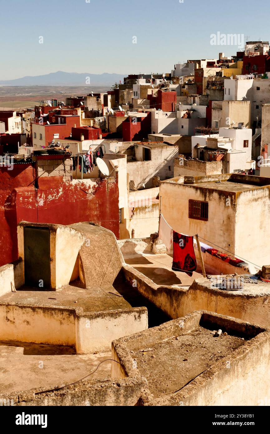 Bhalil Morocco the city of cave houses, 6 km north west of Sefrou. This ...