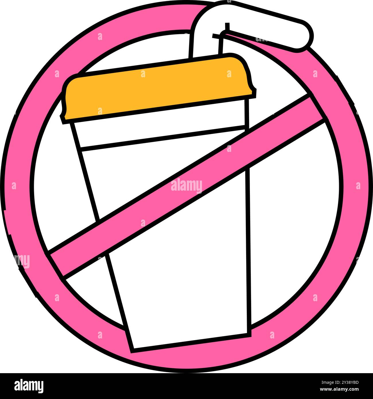 refusal from soda icon color illustration Stock Vector Image & Art - Alamy