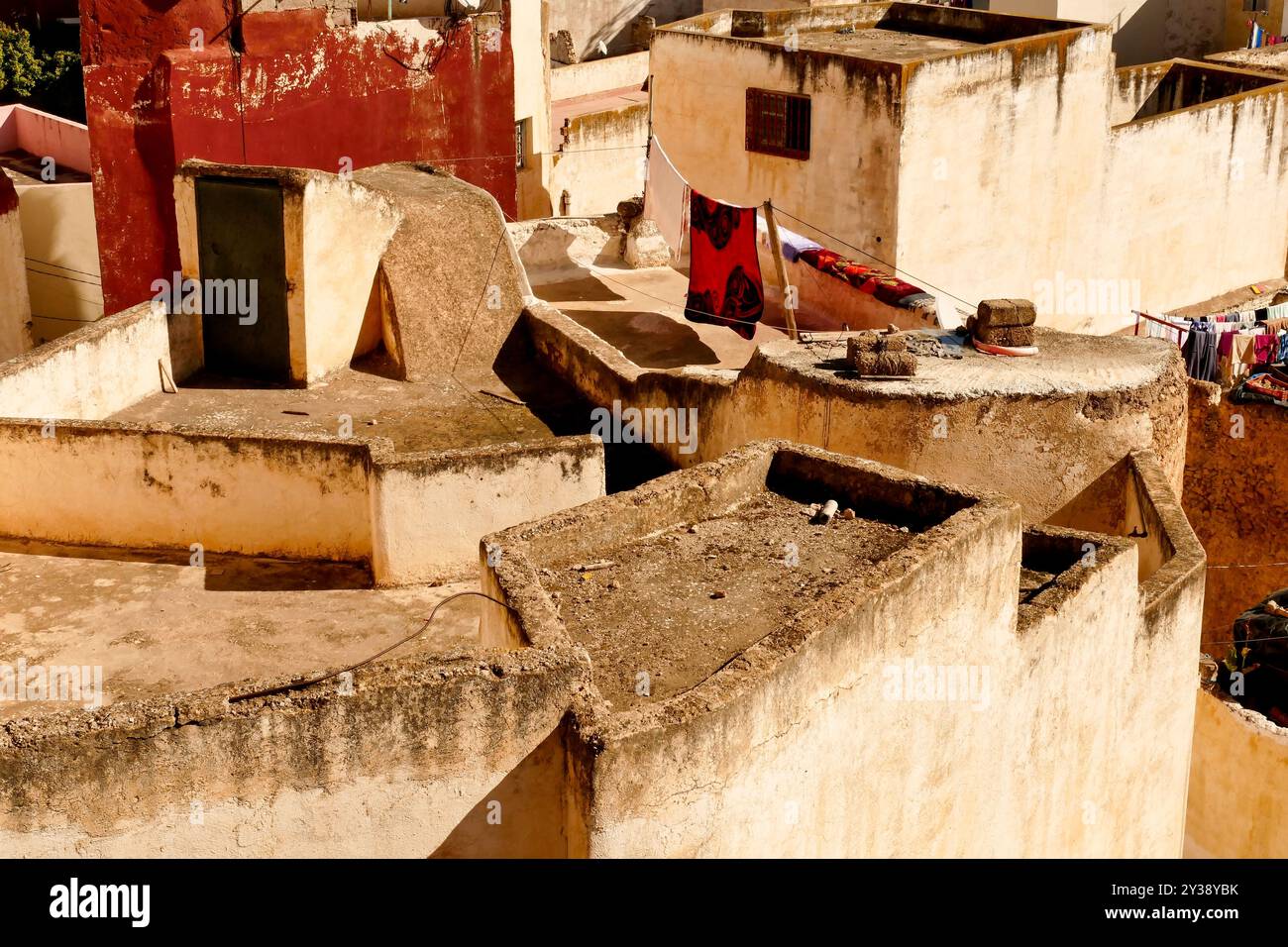 Bhalil Morocco the city of cave houses, 6 km north west of Sefrou. This ...