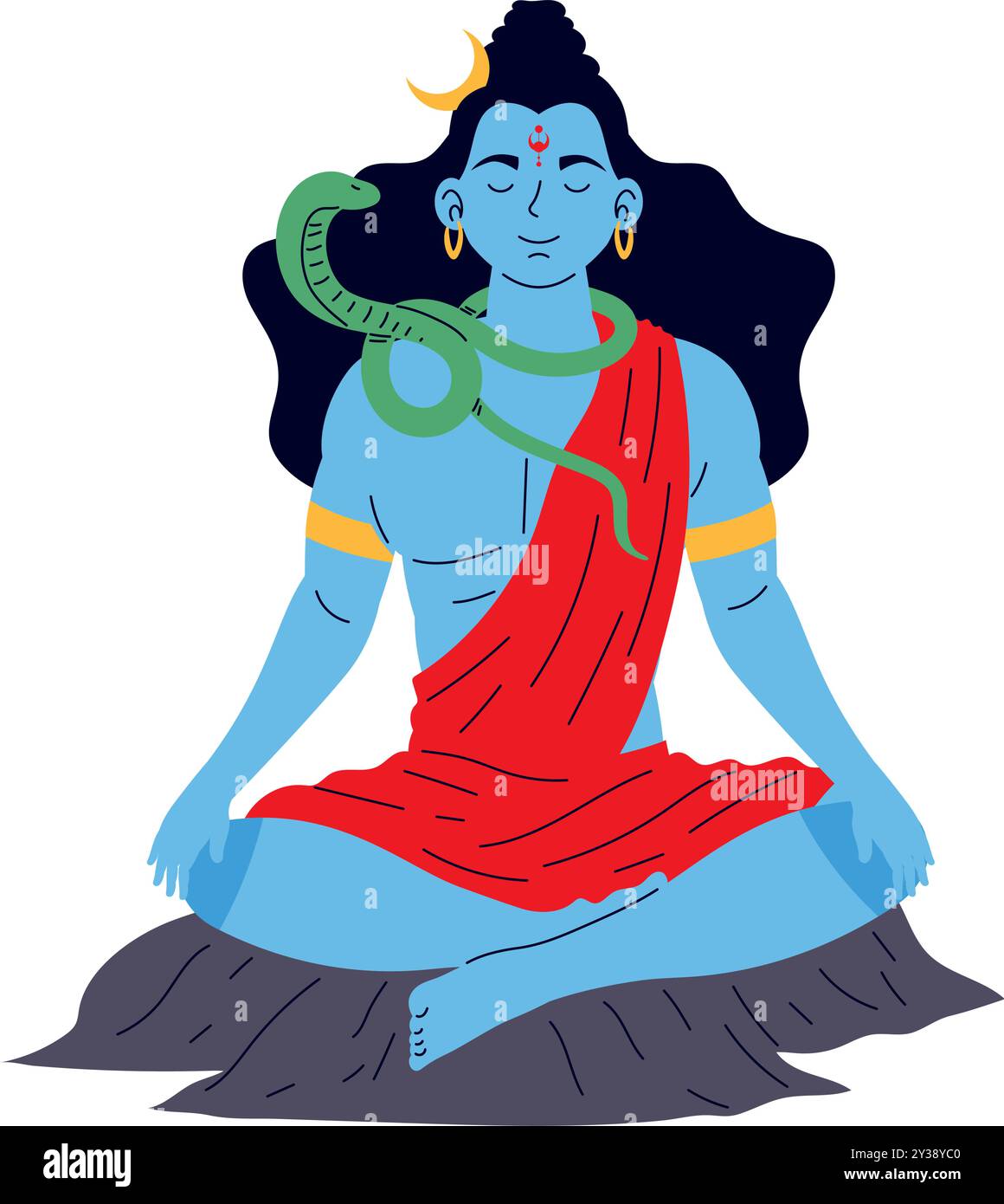 god hinduism in india shiva Stock Vector Image & Art - Alamy