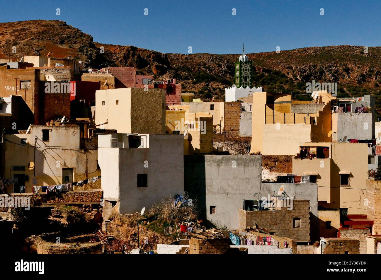 Bhalil Morocco the city of cave houses, 6 km north west of Sefrou. This ...
