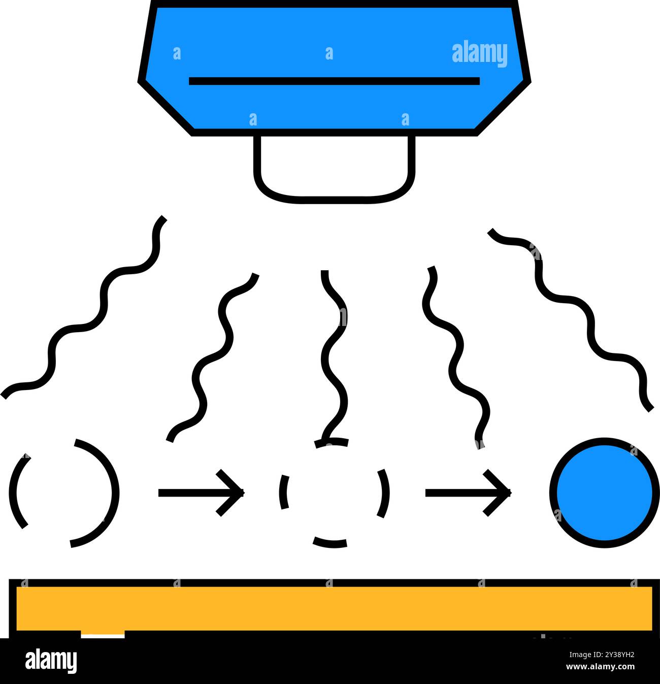 Radio wave detector Stock Vector Images - Alamy