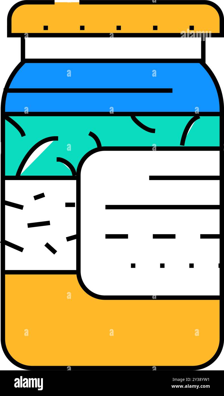 Top view assorted pickled Stock Vector Images - Alamy